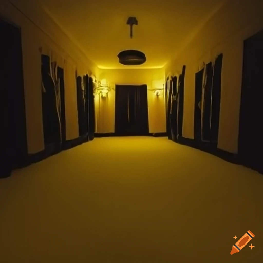 Yellow scary room on Craiyon