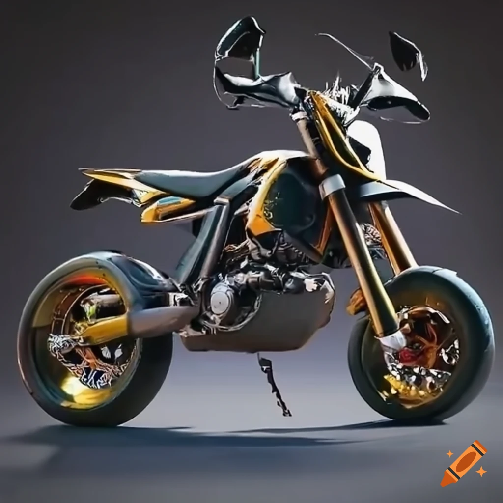 Supermoto scorpion illustration