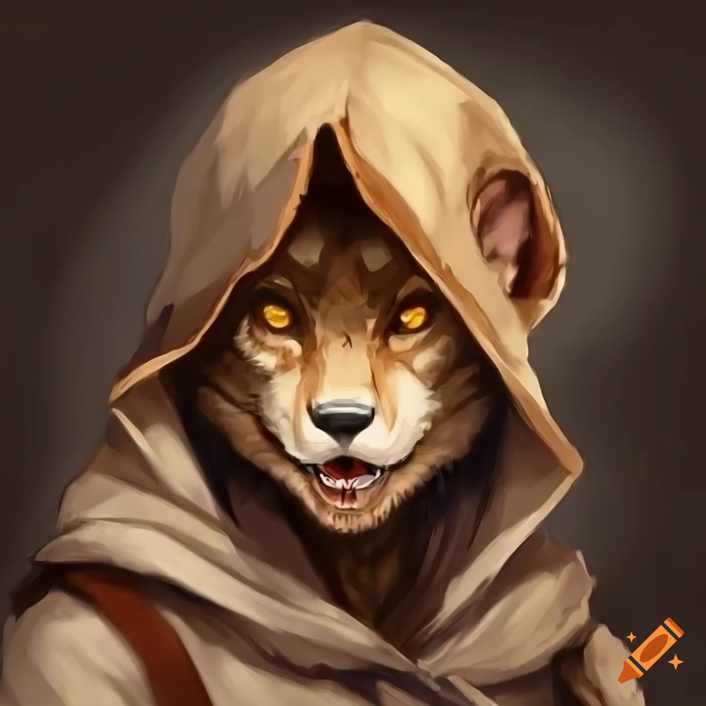 Fantasy cosplay of a sphinx cat humanoid on Craiyon