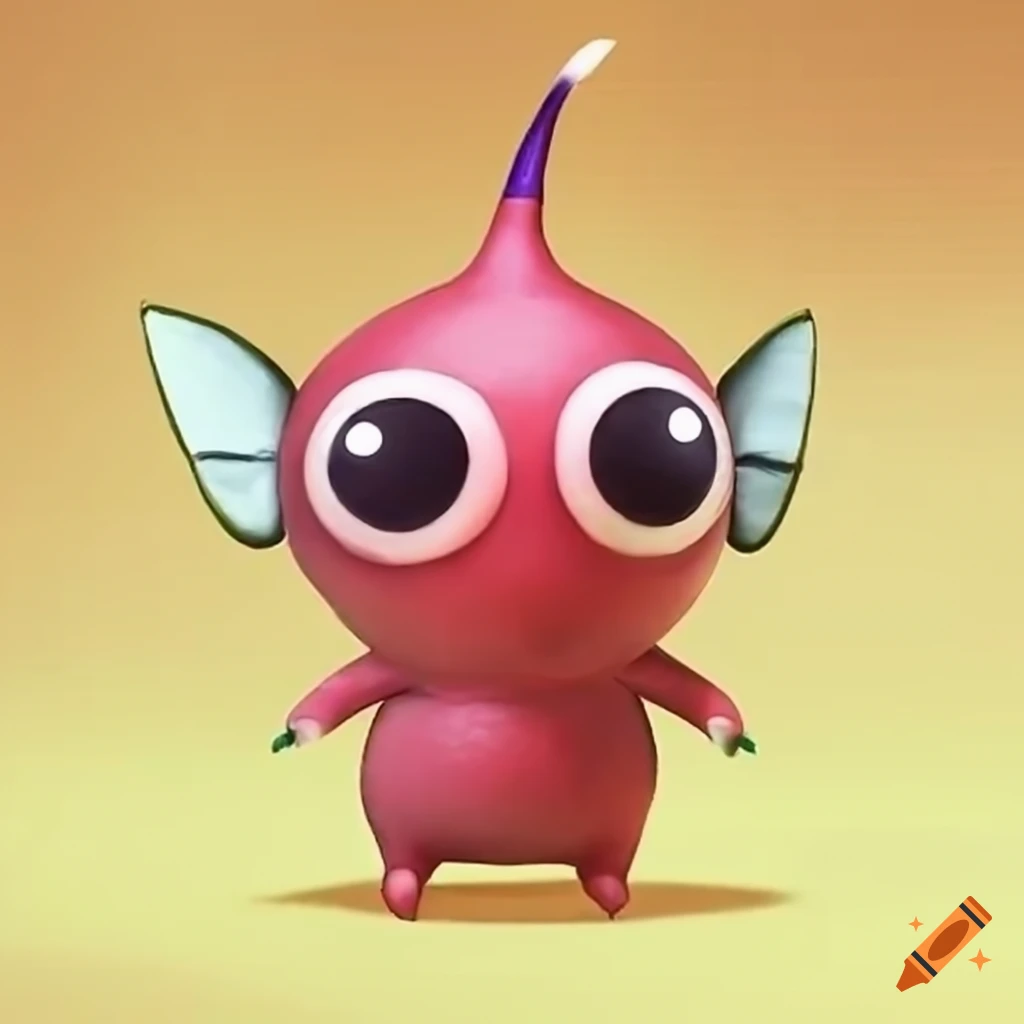 Adorable chubby creature with pikmin-like appearance on Craiyon