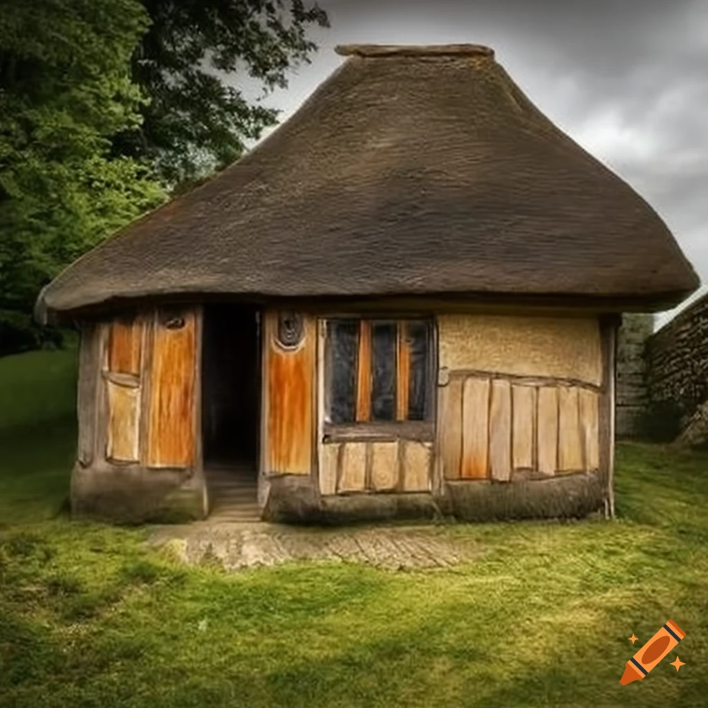 Medieval cottage on Craiyon