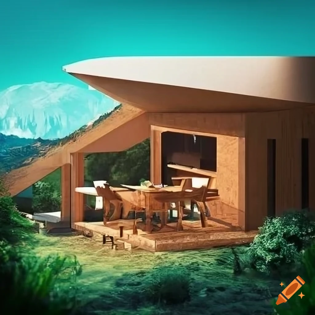 Architectural plans of a restaurant with community tourism concept on ...