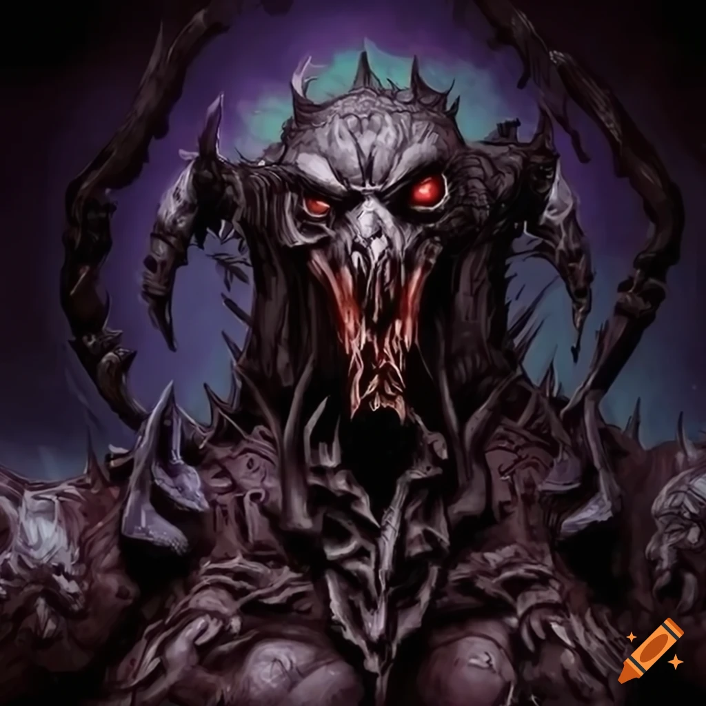 Image of molag bal, a powerful and dark character