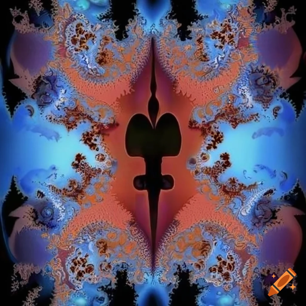 Abstract artwork inspired by F-82 Twin Mustang on Craiyon