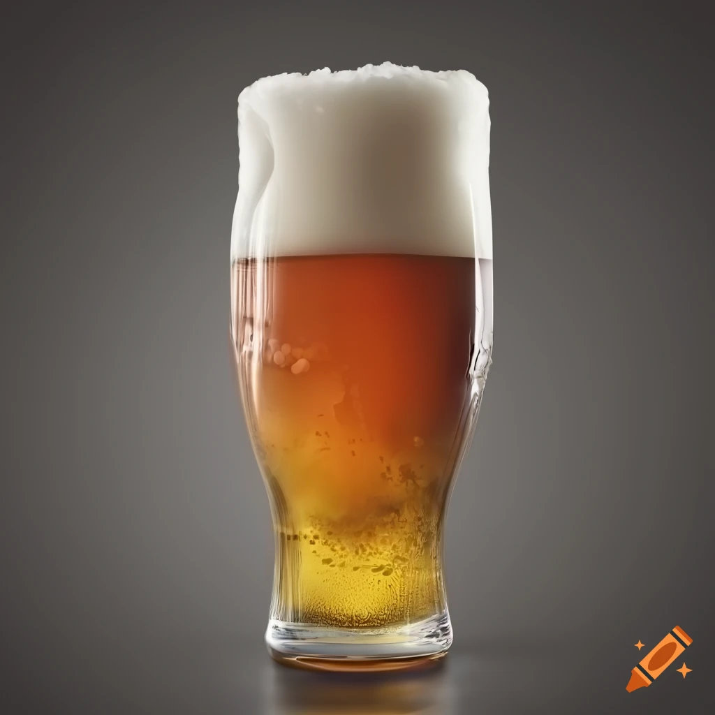 Photorealistic beer advertisement on Craiyon