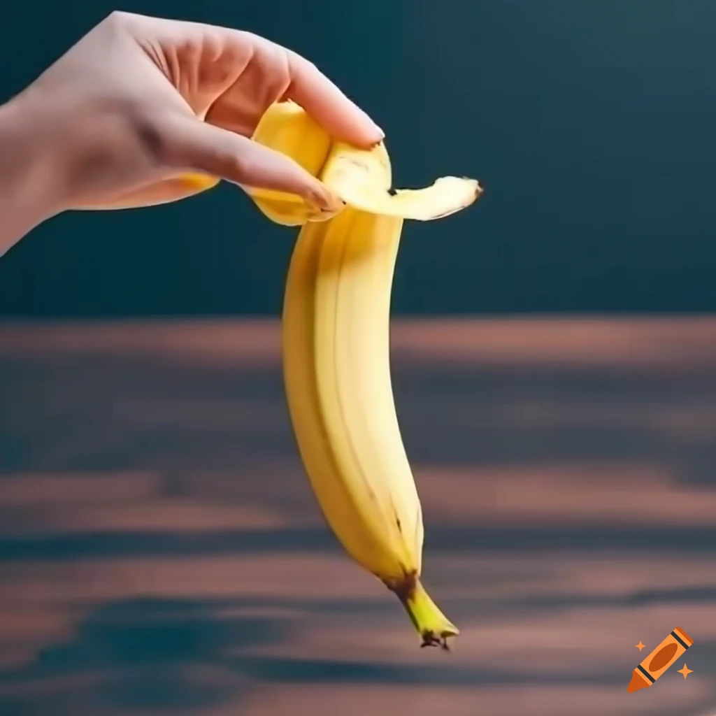 Sneaky person leaving a banana on the counter at work on Craiyon