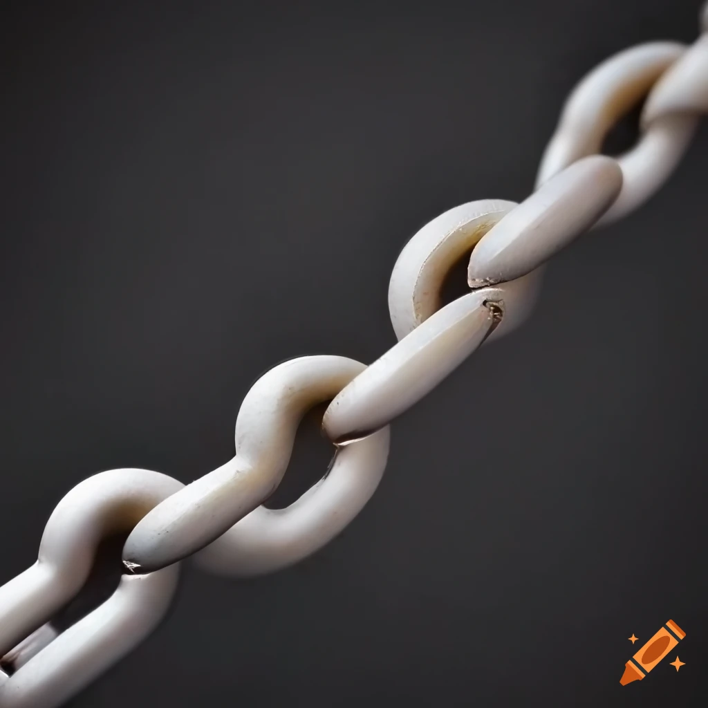 Straight yellow chain on Craiyon