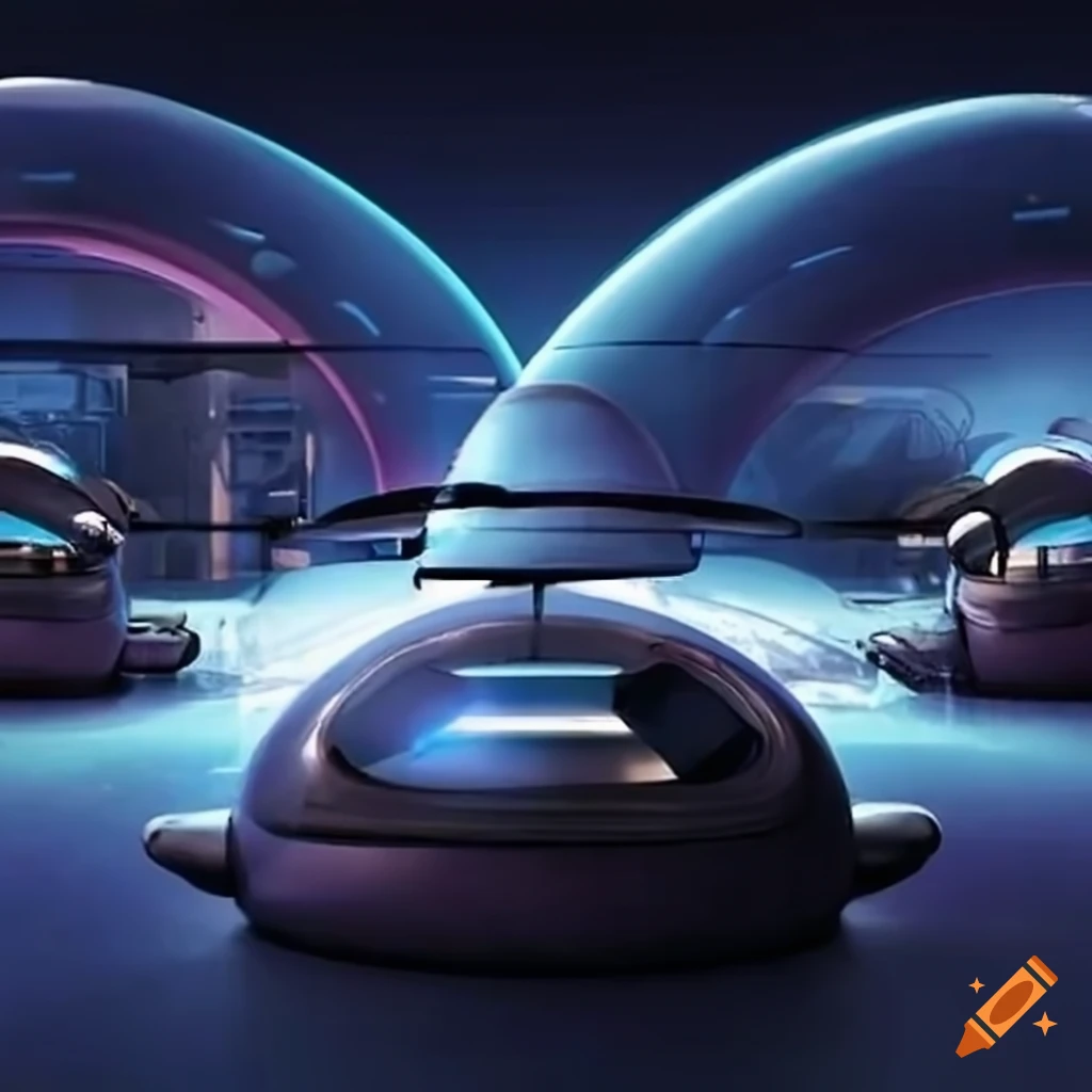 Futuristic capsule transportation