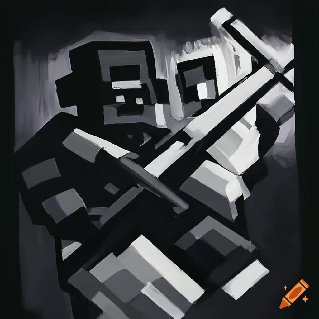 Illustration of minecraft servers battle