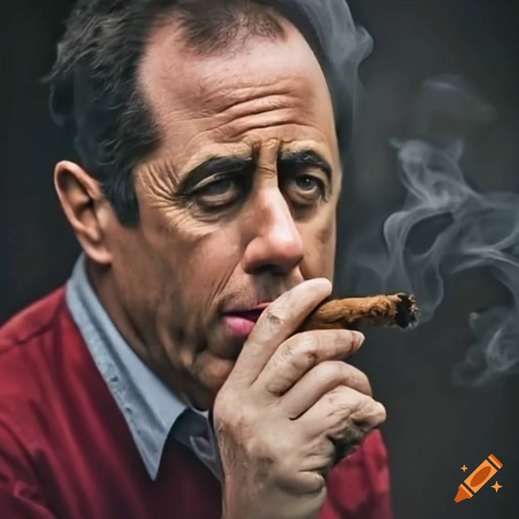 Jerry seinfeld enjoying his soup on Craiyon