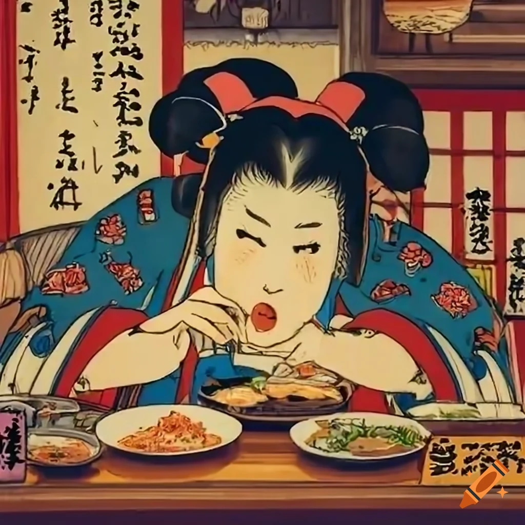 Psychologist leaving her office in a winter ukiyo-e style on Craiyon