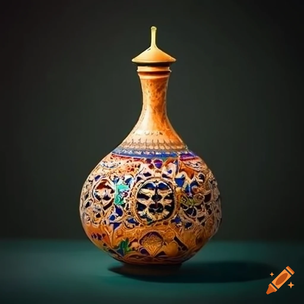 Traditional iranian handcraft on Craiyon