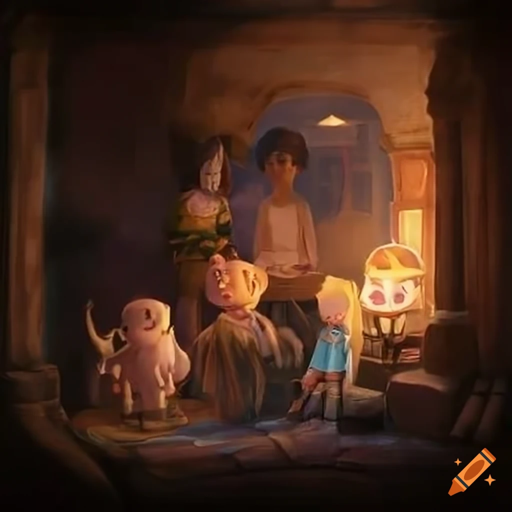 Screenshot of a 2.5d side scroller platformer on Craiyon