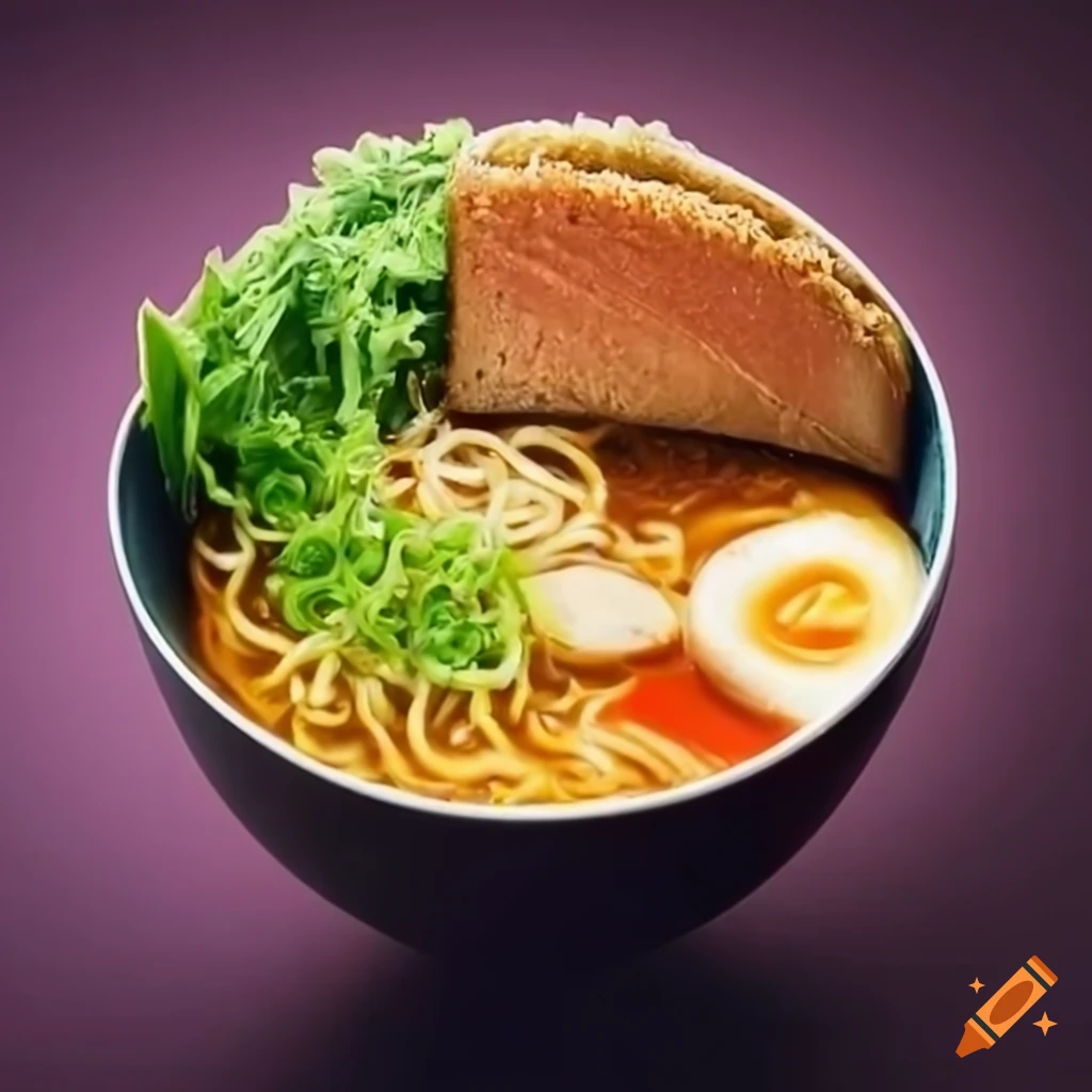 Delicious sandwich ramen