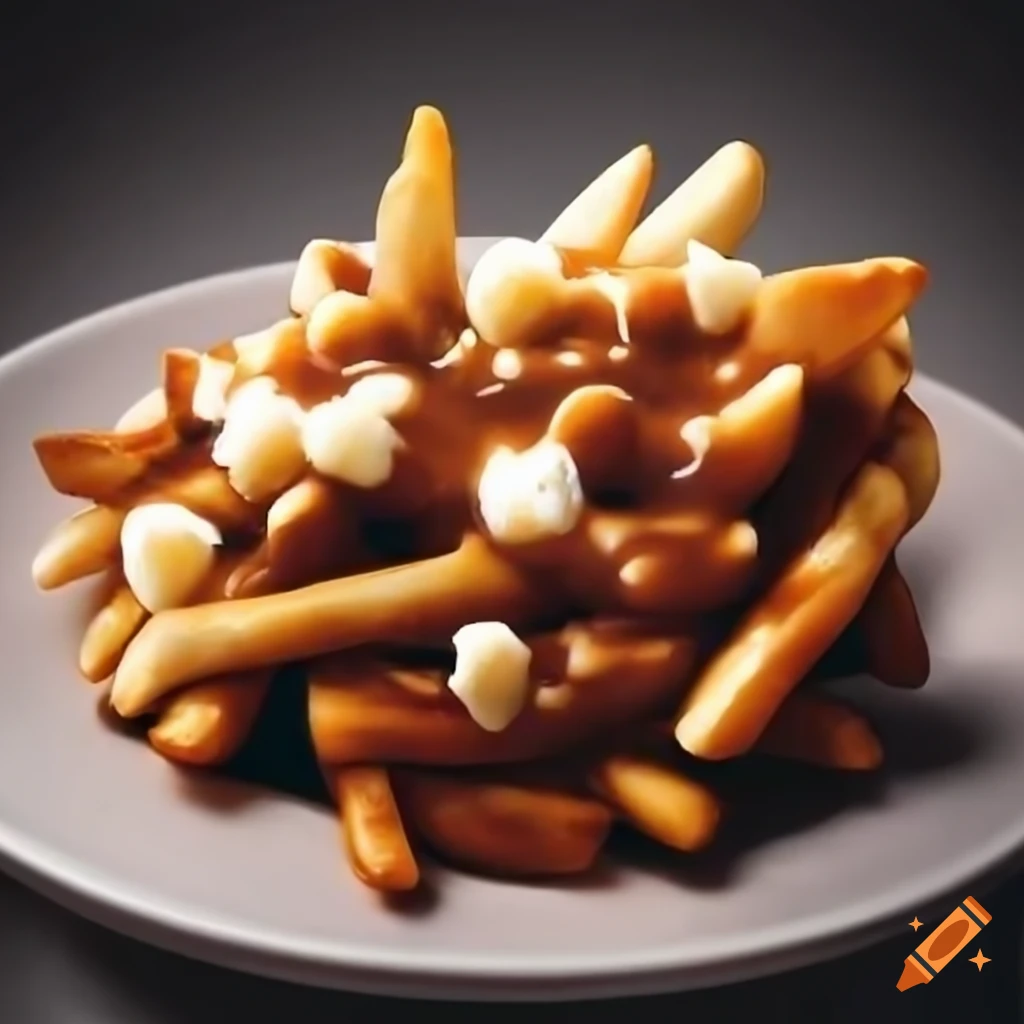 Chef dreaming of poutine on Craiyon