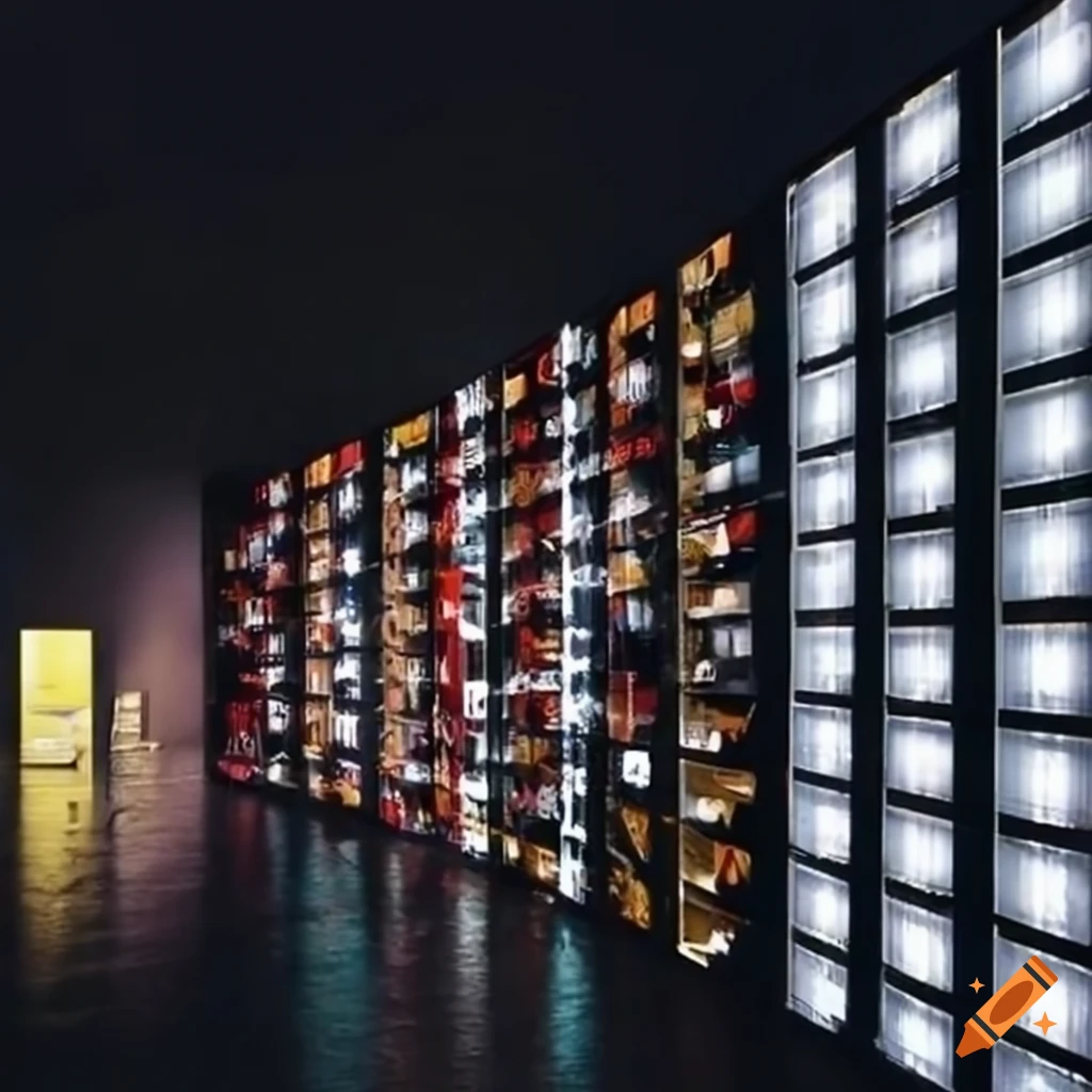 Vast open-plan space combining distribution center with digital ...