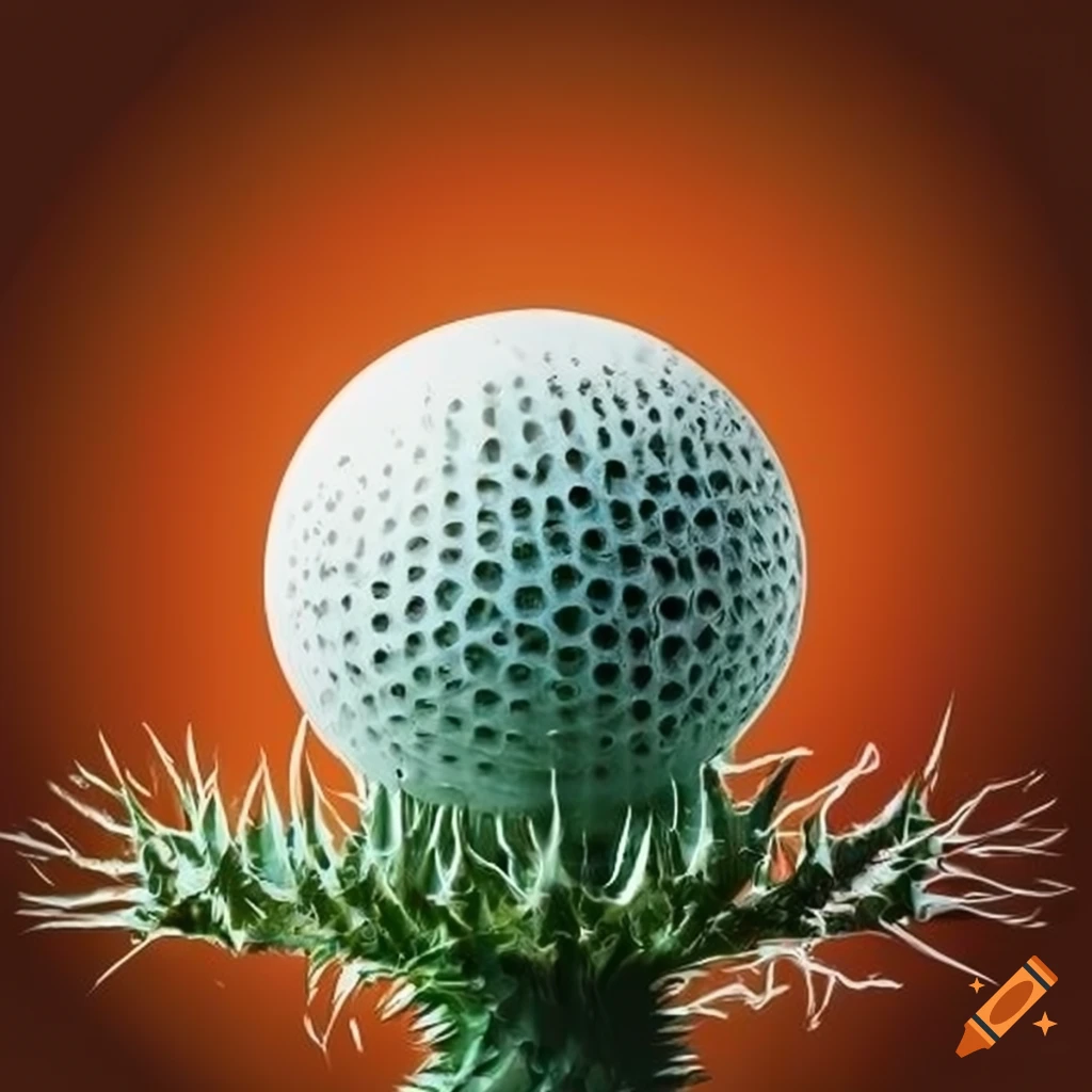 Logo of Distel refreshing drink with golfball, thistle, and grapefruit ...