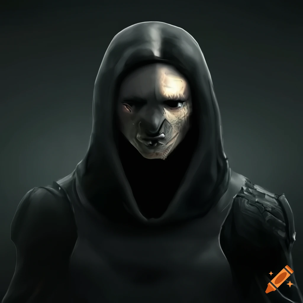 Dark And Gloomy Artwork With Characters