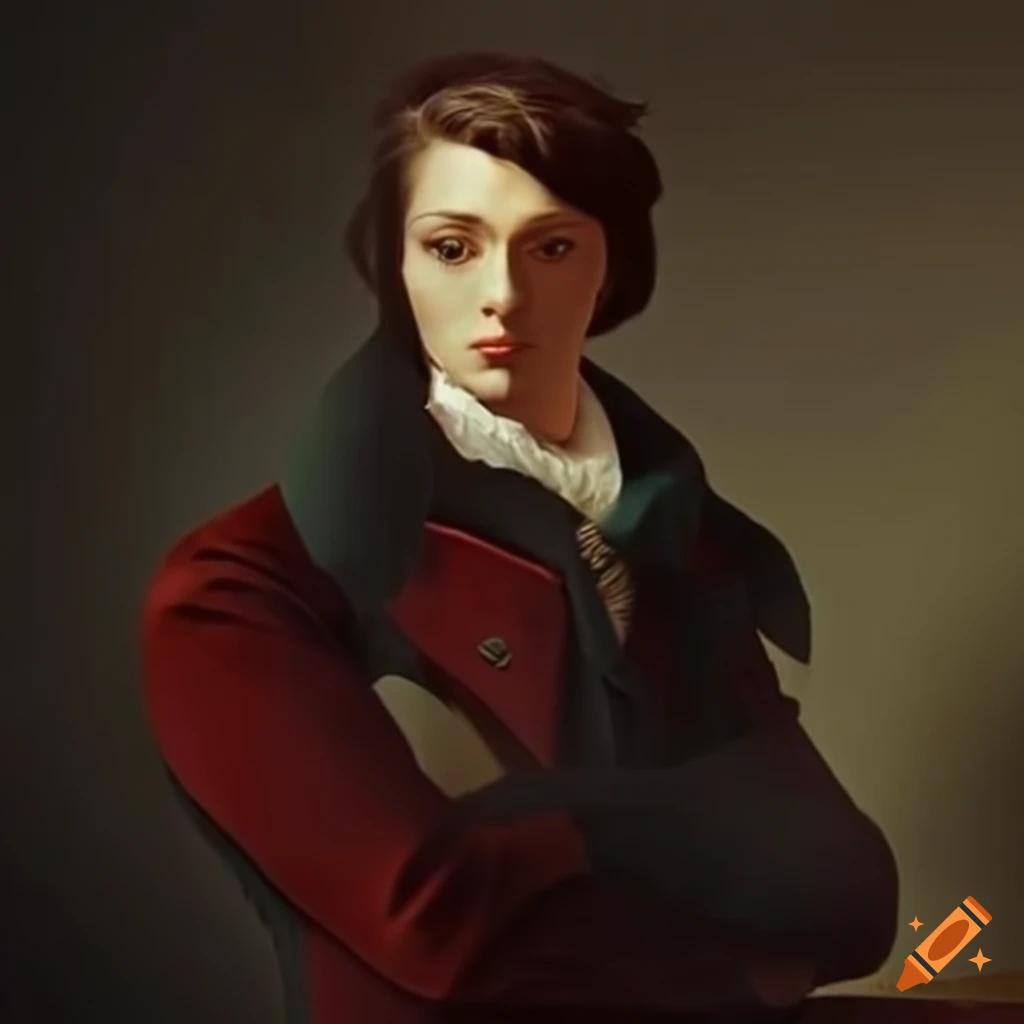 Portrait of a woman and a man