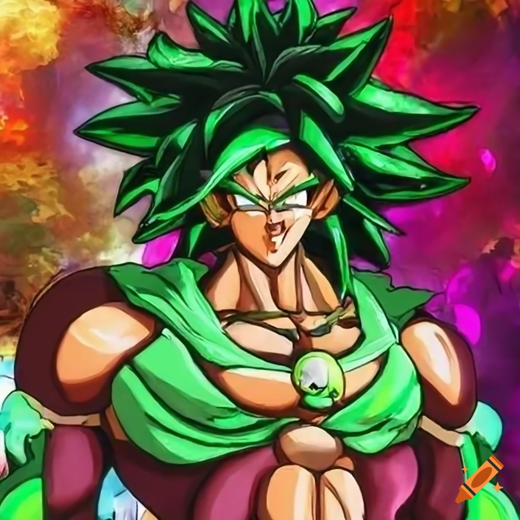 Cyber broly on Craiyon