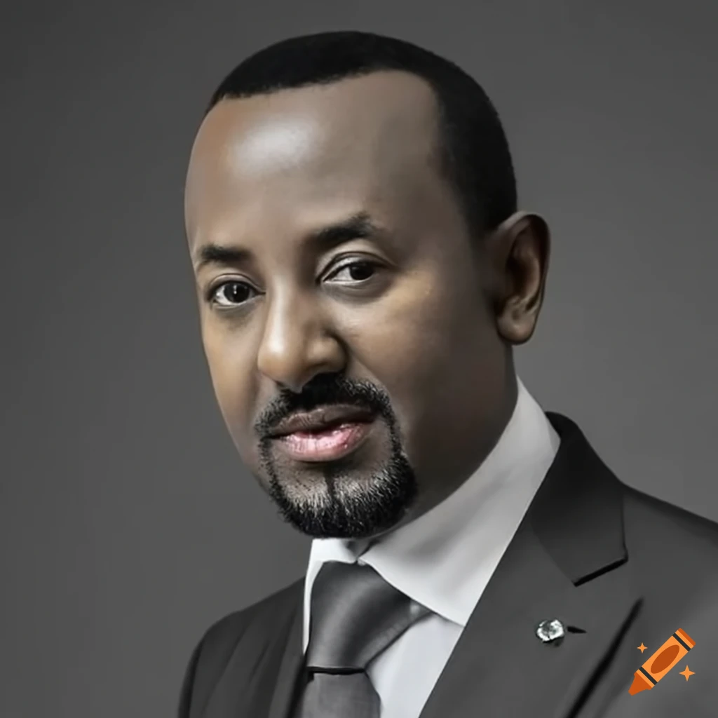 Portrait of abiy ahmed on Craiyon
