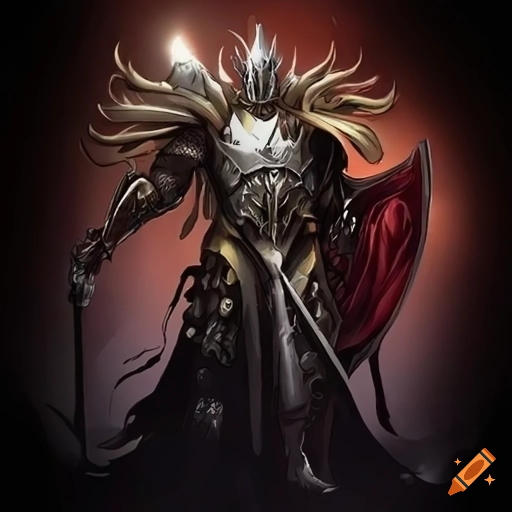 Digital art of the scorpio knight