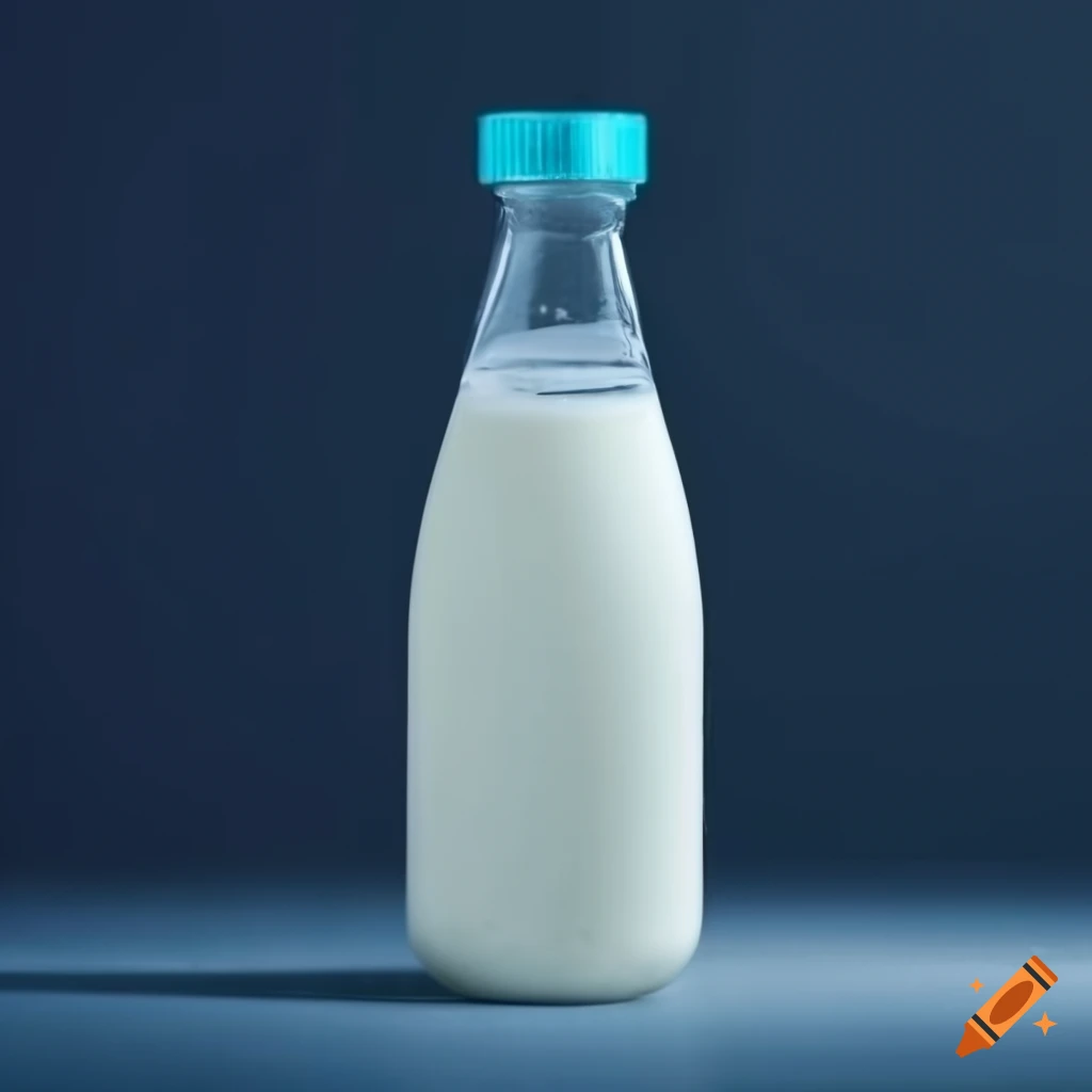 Milk bottle on Craiyon