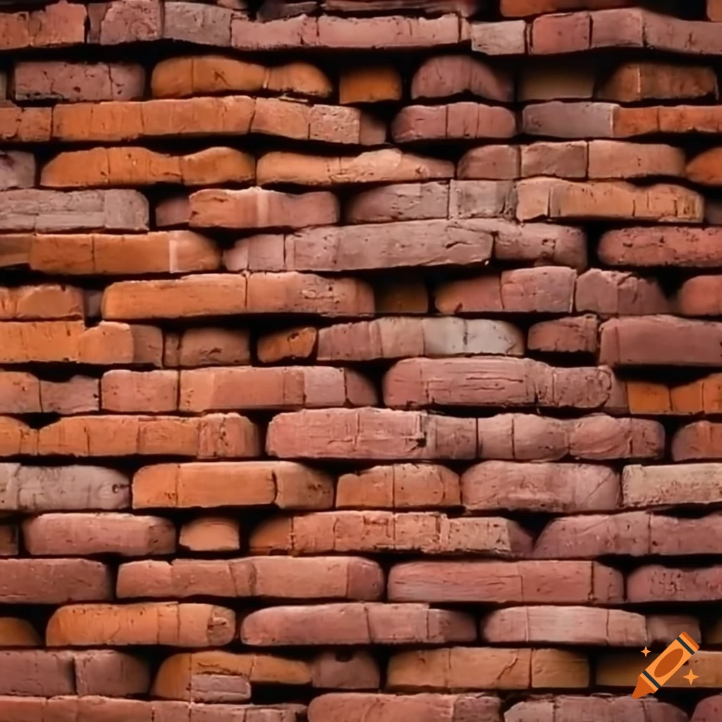 Texture of layered bricks