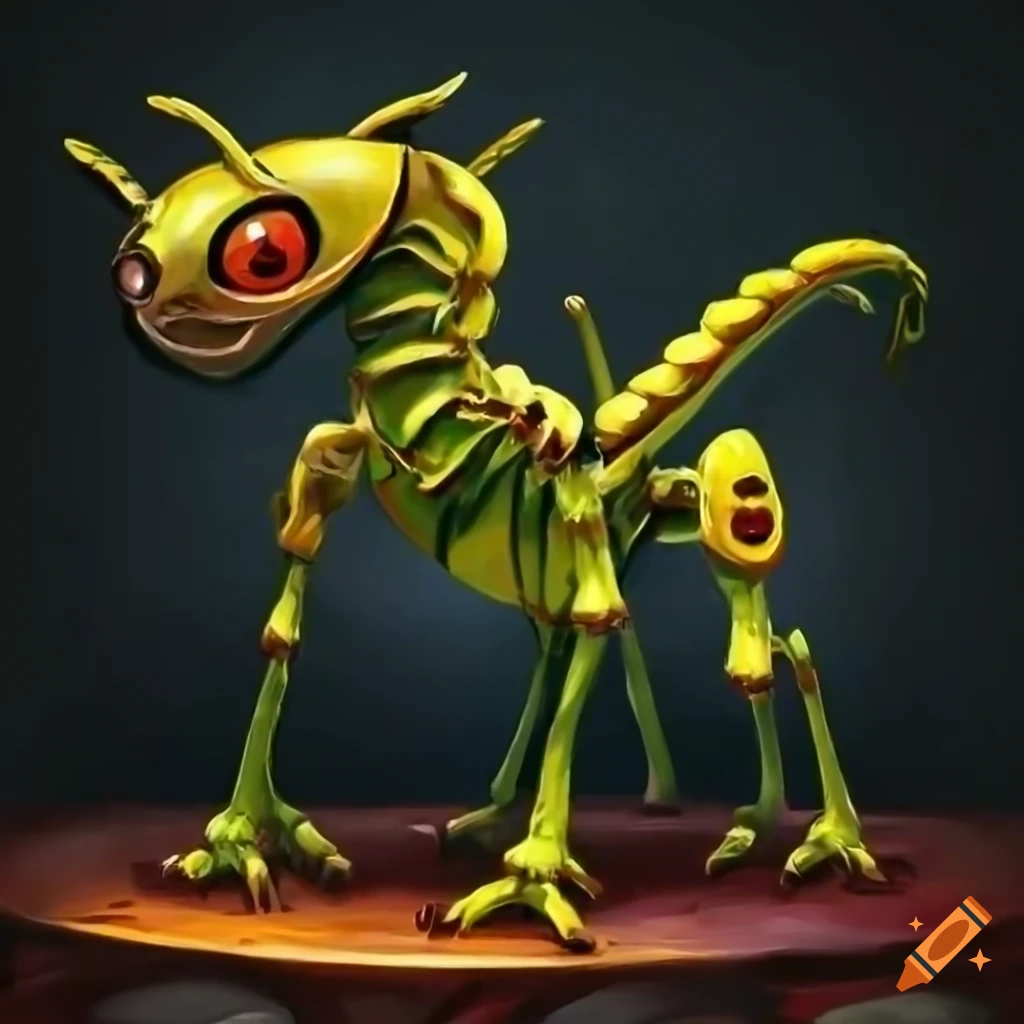 Oil painting of an elegant mythical creature