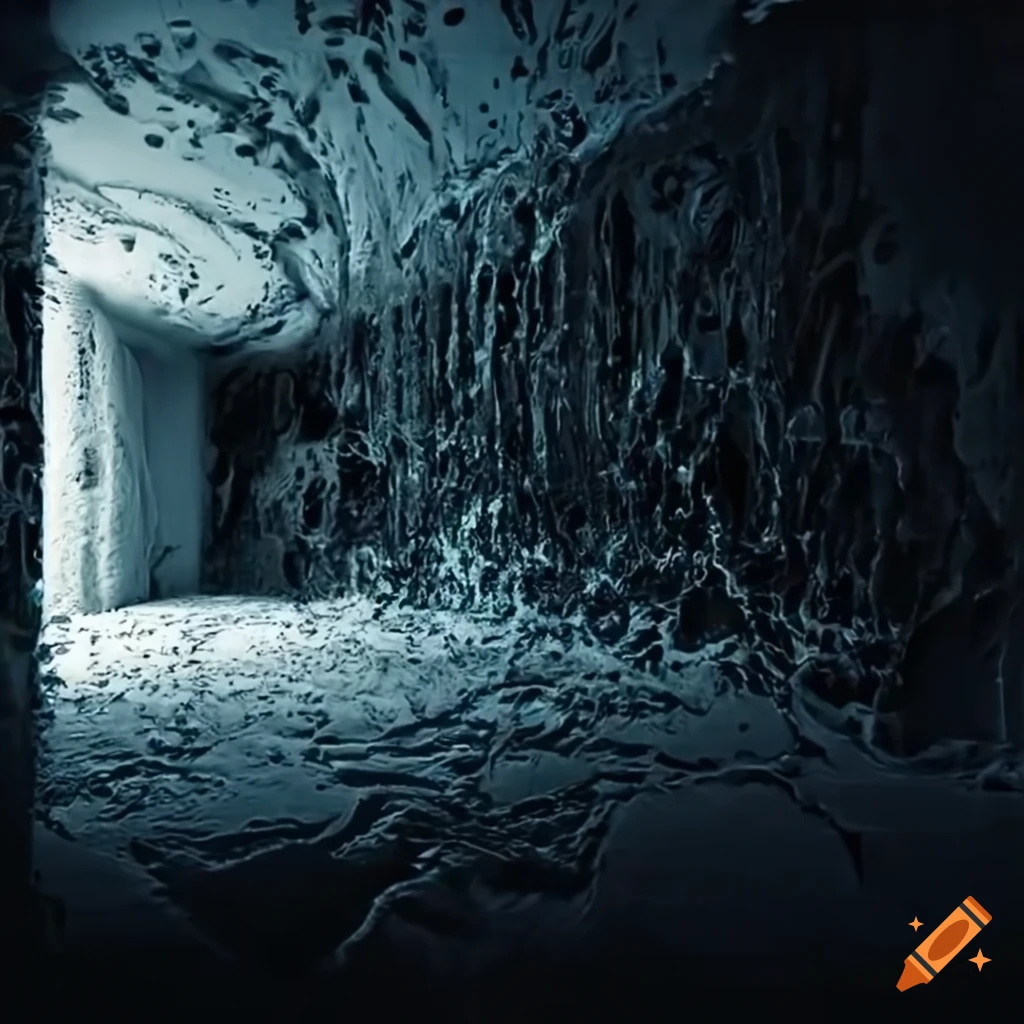 Water wall on Craiyon