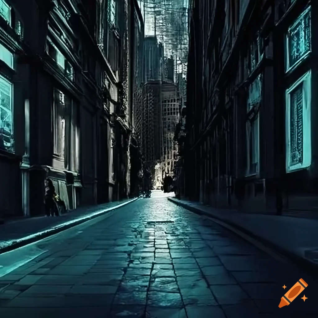 Person walking in the city