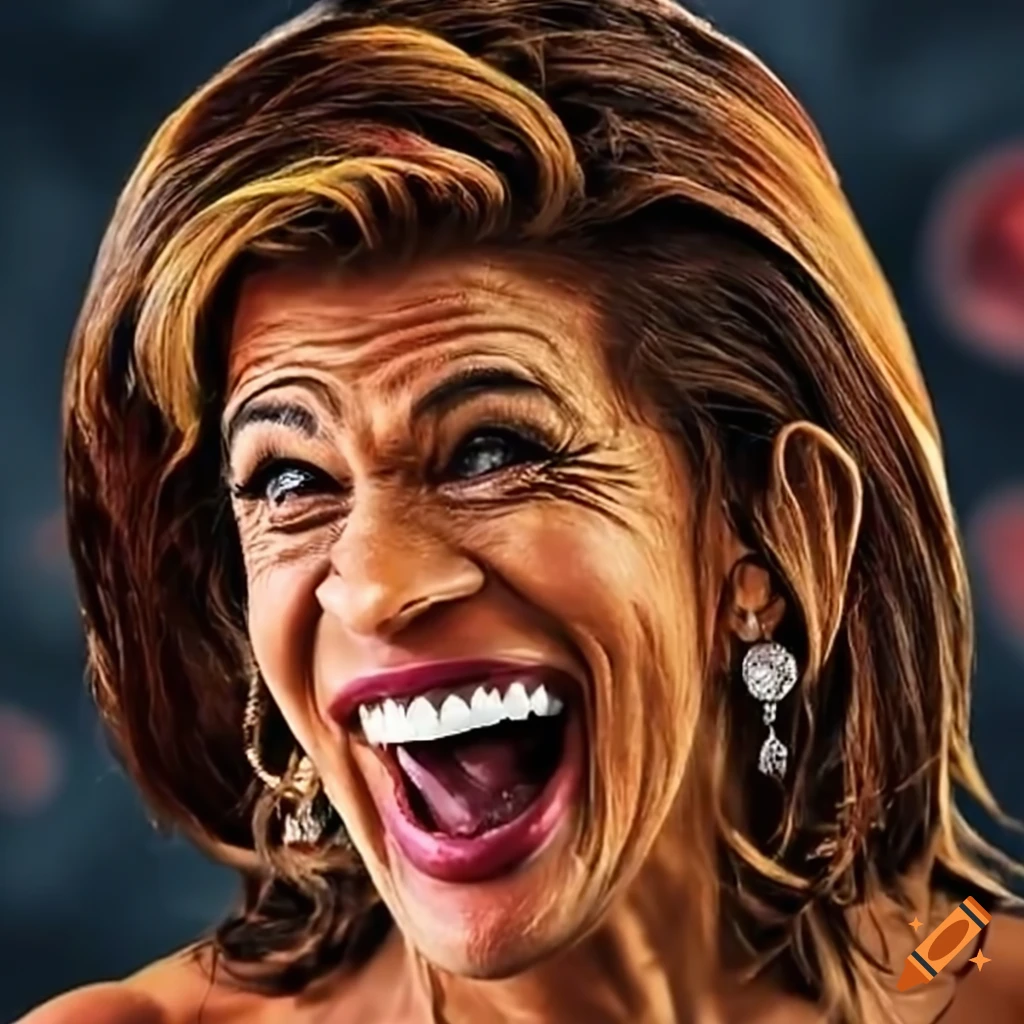 Hoda kotb surrounded by peaches