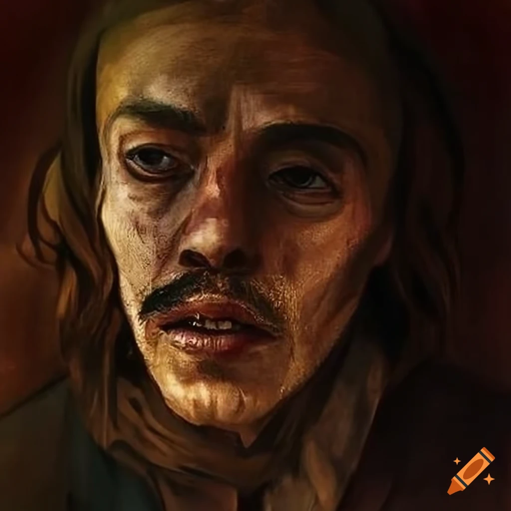 Portrait of a thousand yard stare