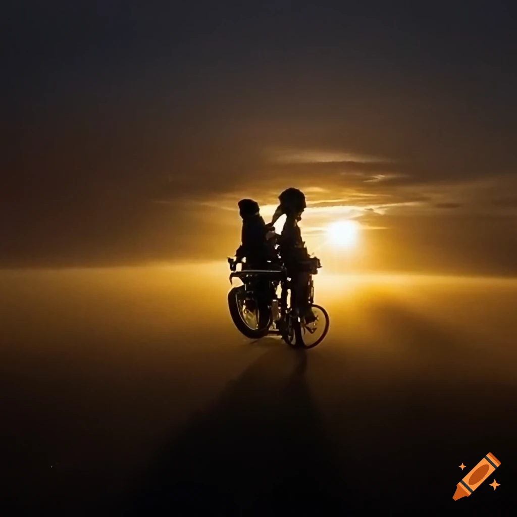 Illustration depicting the fall of human civilization