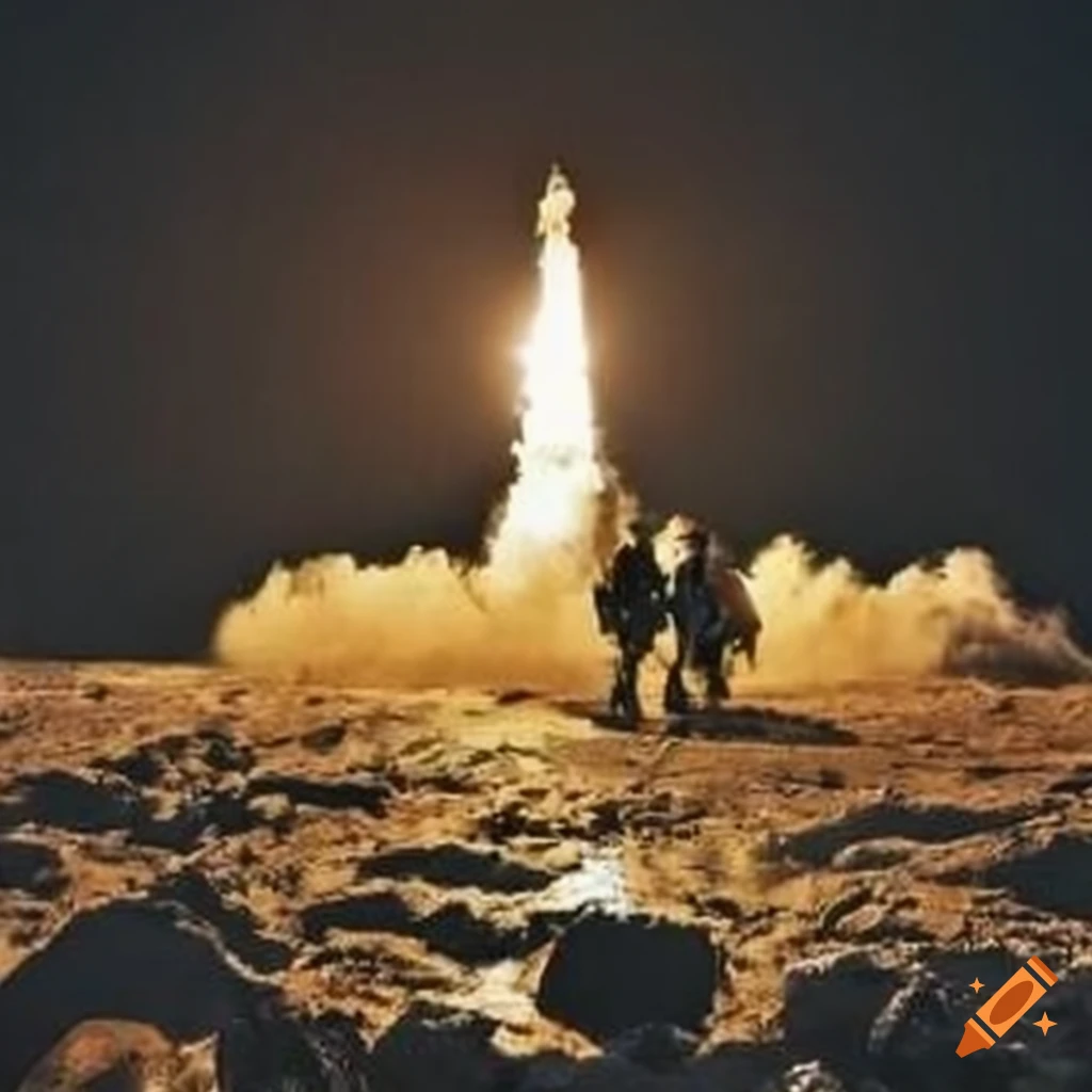 Digital art depicting the downfall of human civilization on Craiyon