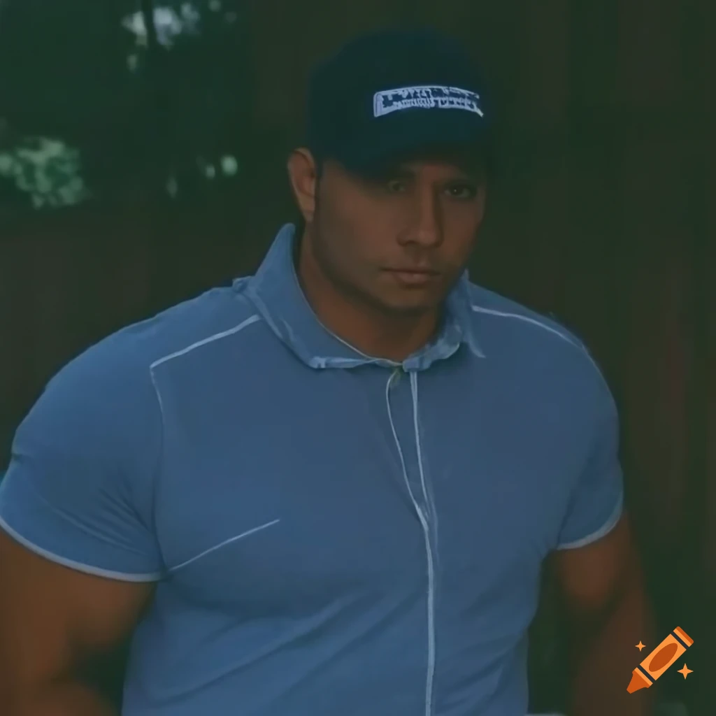 Attractive man in casual attire with backward cap on Craiyon