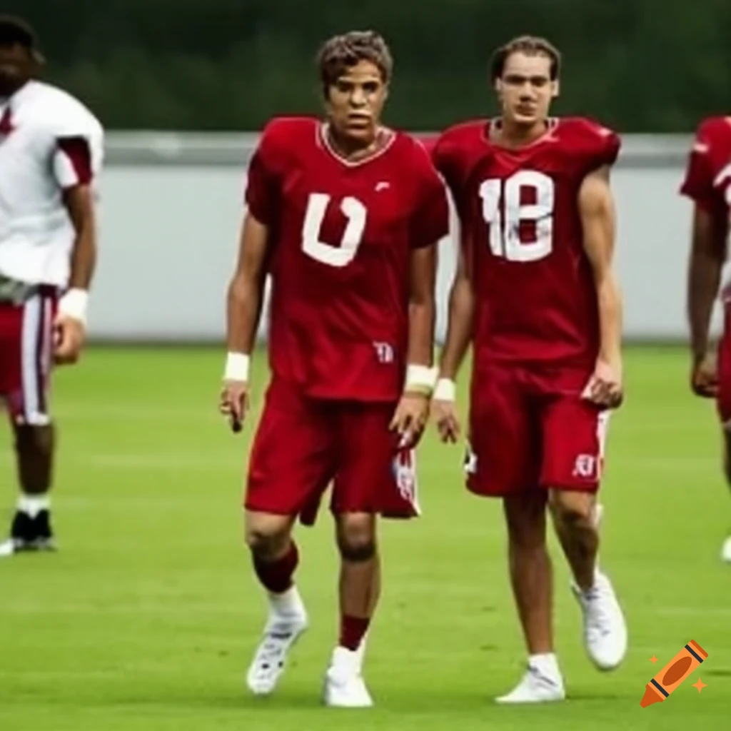 Intense facial expressions of athletes in competition on Craiyon