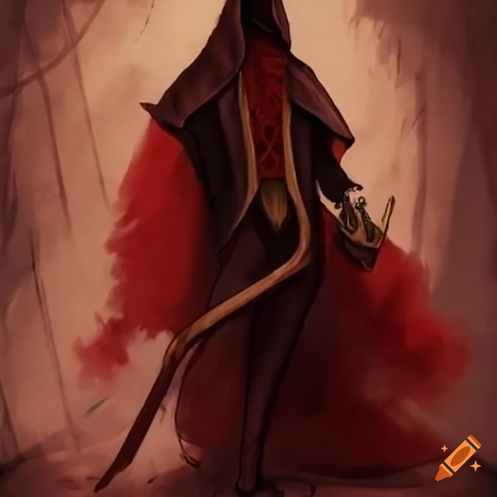 Image of a ringmaster in a cloak of words on Craiyon