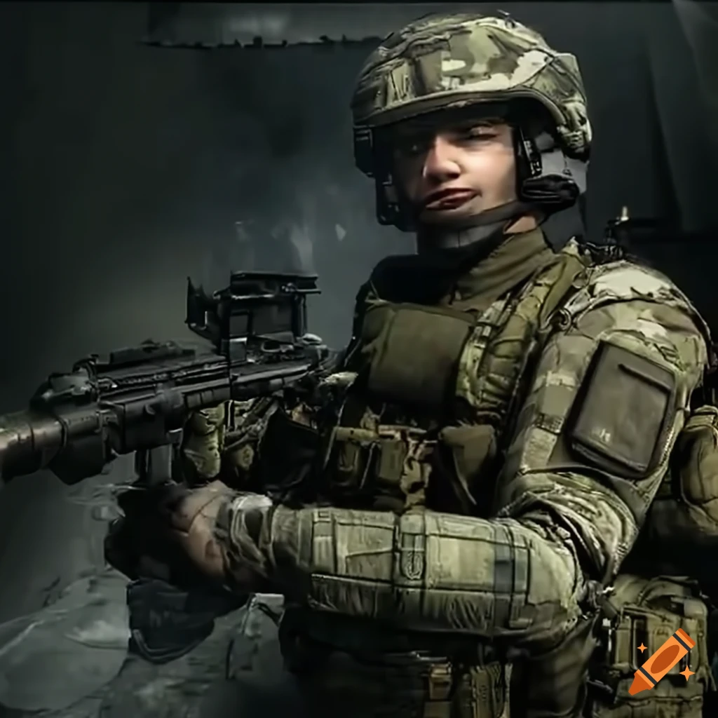 Modern armored infantry concept on Craiyon