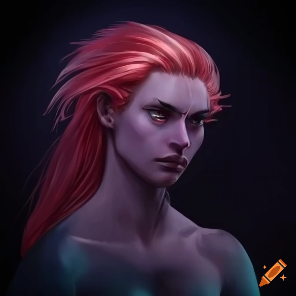 Reference Sheet Of A Black tailed Merman reference-sheet-of-a-black-tailed-merman