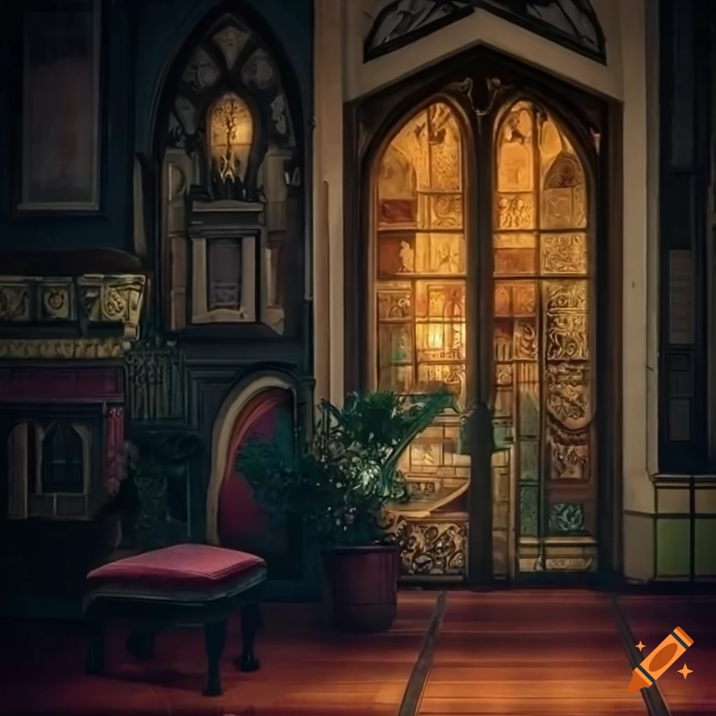 Psychic shop in loft apartment on second floor of older brick building ...