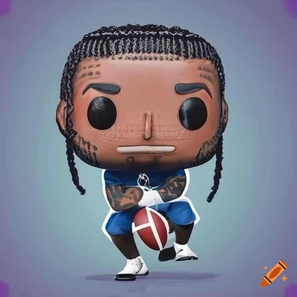 Pop smoke playing american football