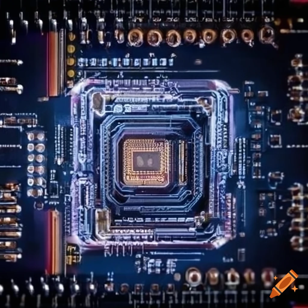 Hyper-realistic full-size pcb