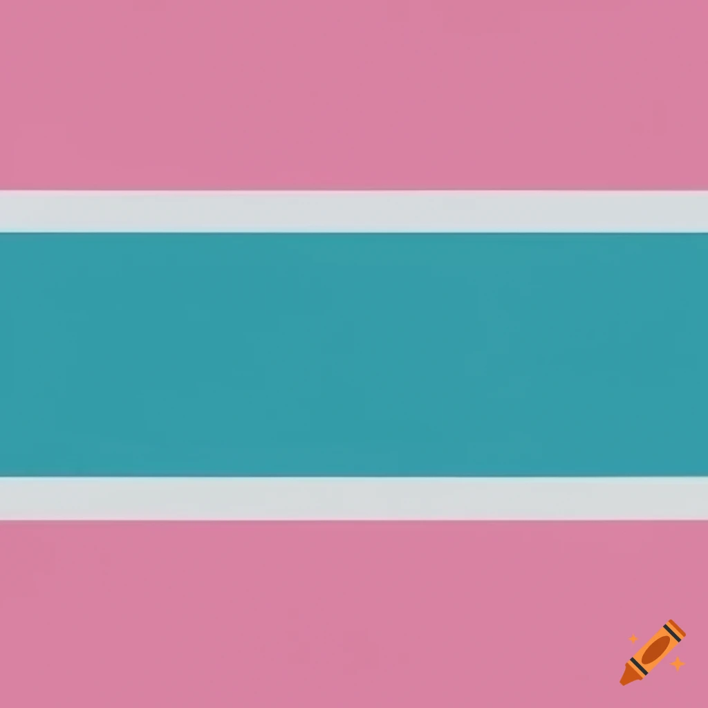 Pastel striped flag in pink, white, light blue, and teal on Craiyon