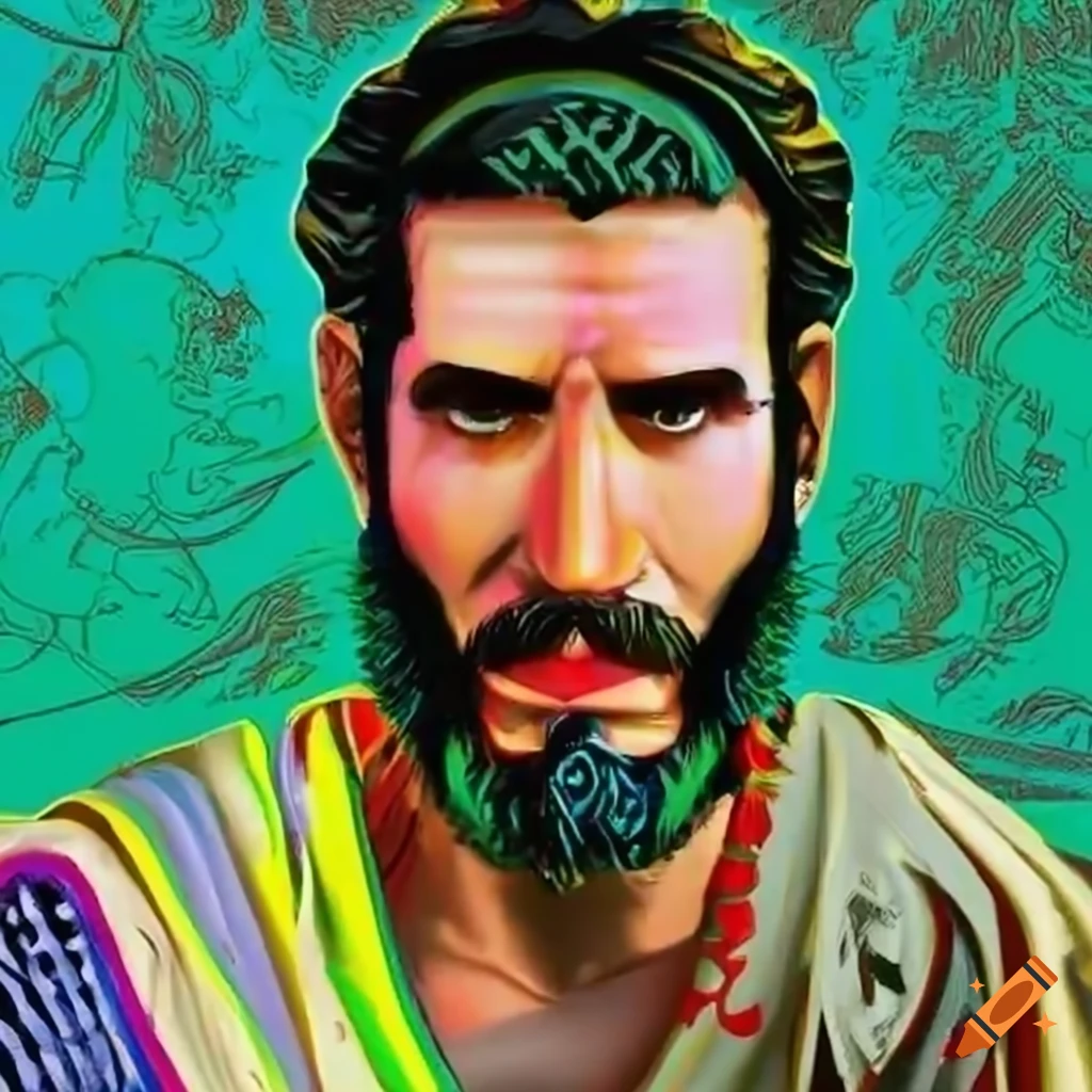 Image of a devout jewish man in israel on Craiyon