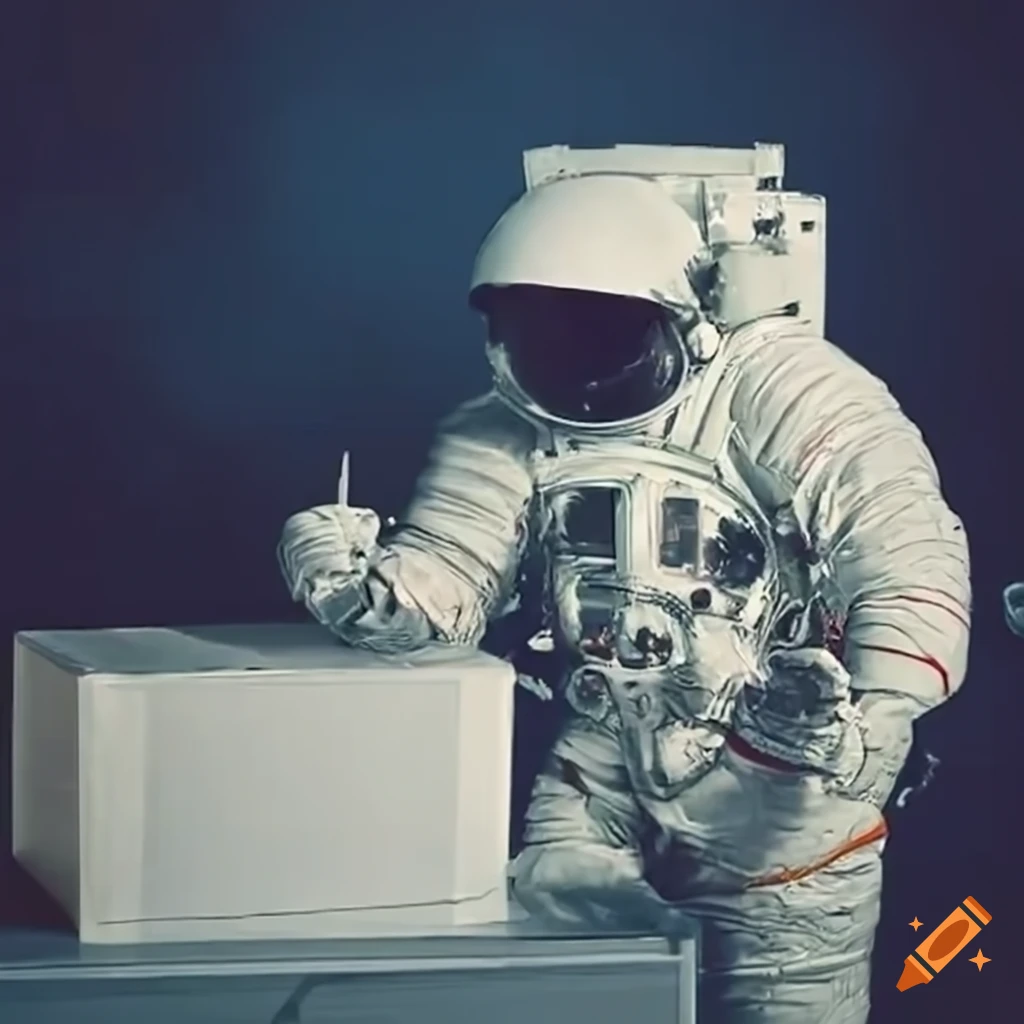 Astronaut voting in space