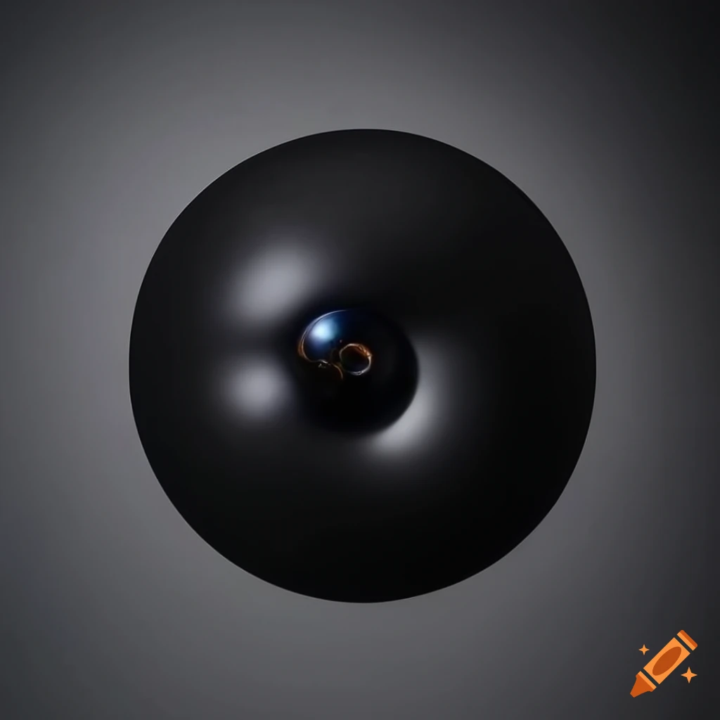 Hyper-realistic matte black blackcurrant art on Craiyon