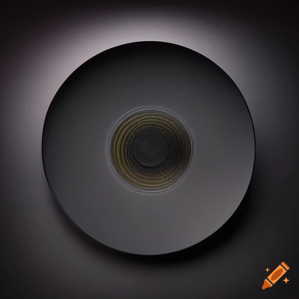 Hyperrealistic artwork of a matte black pcb