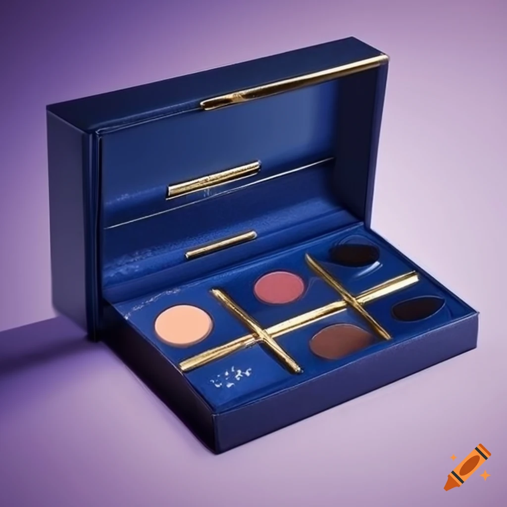 Cosmetic packaging with celestial design