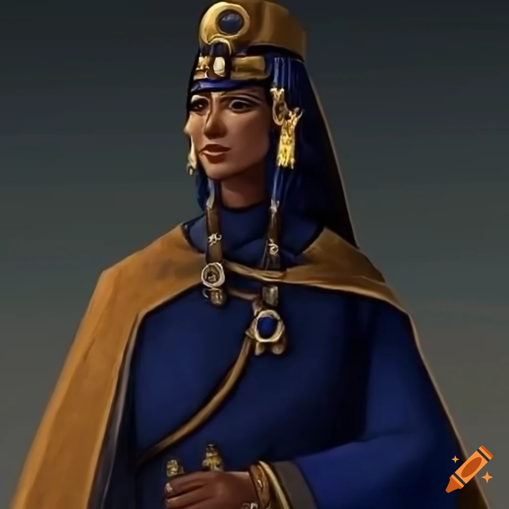 Tomiris, the skitai leader from civilization 6 on Craiyon